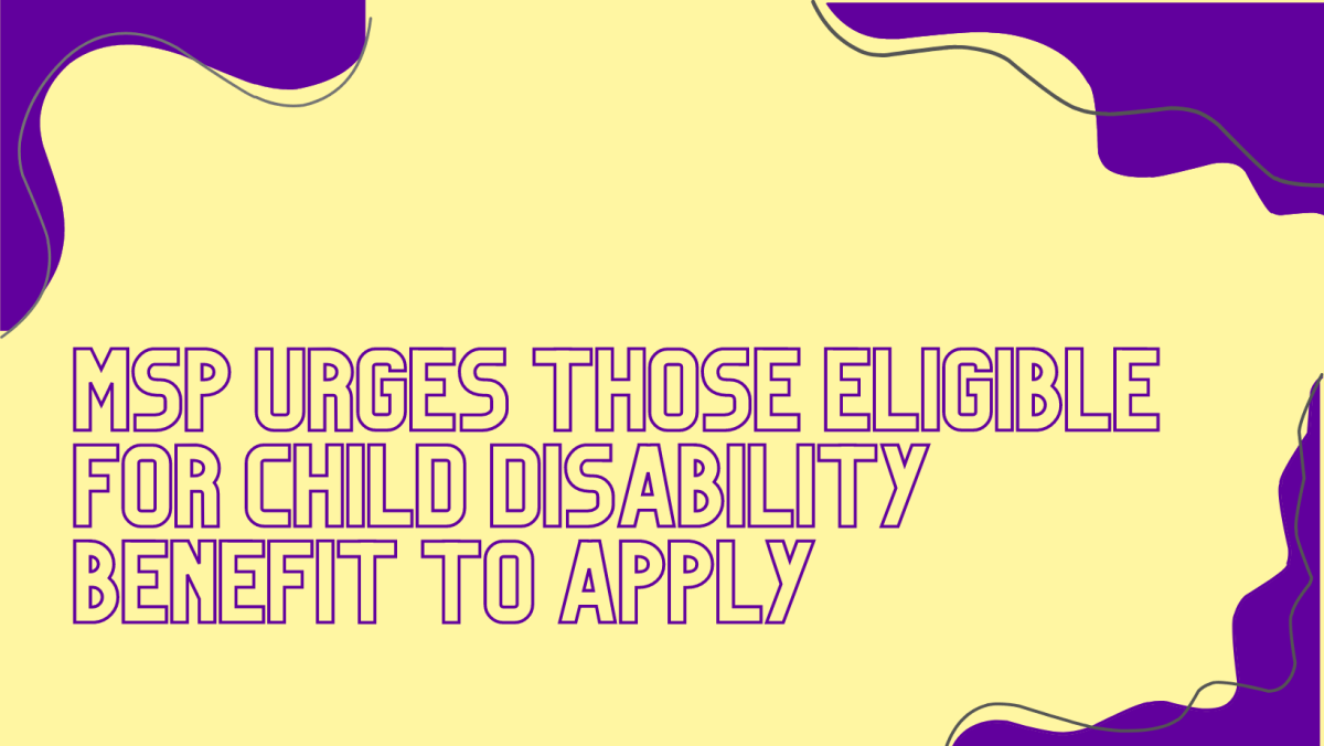 MSP urges those eligible for Child Disability benefit to apply – Ruth ...